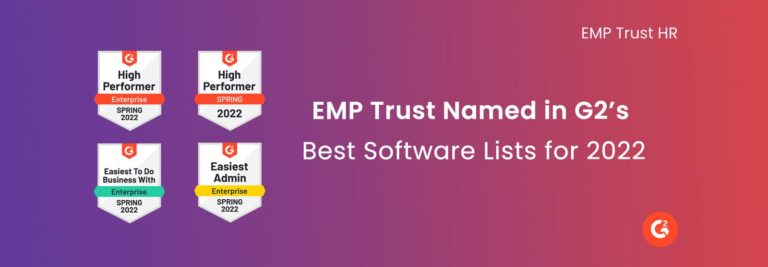 EMP Trust Named in G2’s Best Software Lists for 2022 - EMP Trust HR