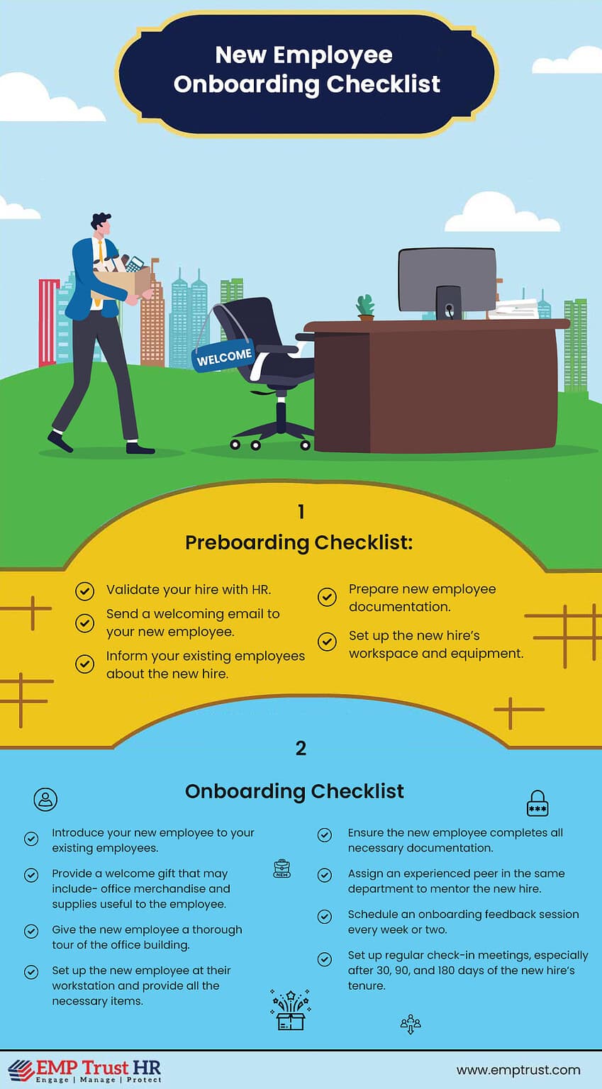 New Employee Onboarding Checklist - EMP Trust HR