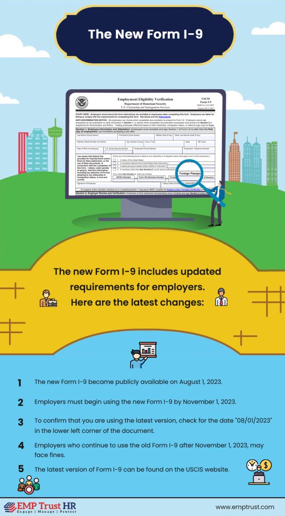 The New Form I-9- Essential Information You Need To Know - EMP Trust HR